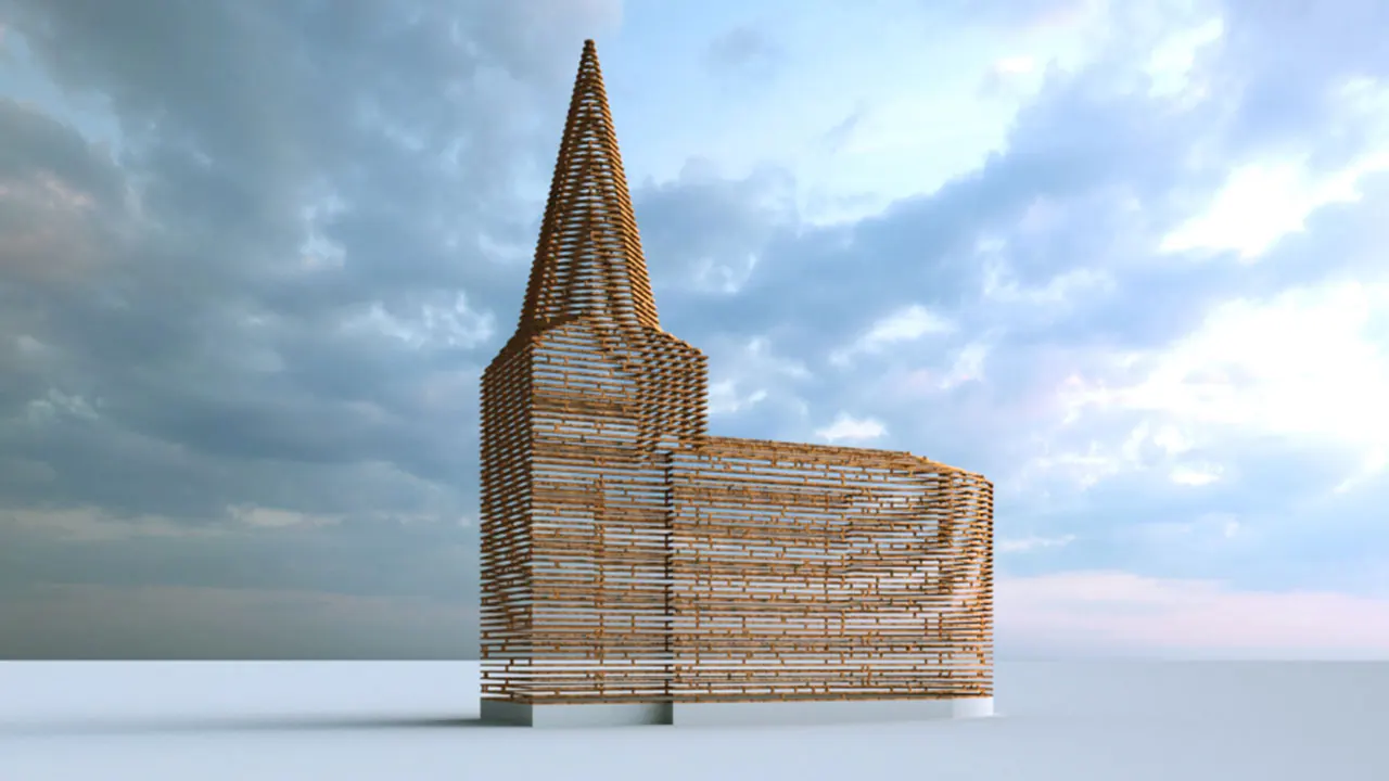 Modeling Borgloon Church: A Rhino 3D Masterclass