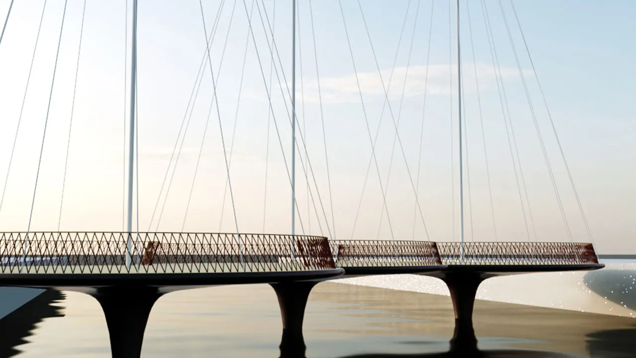 From Sketch to 3D: Modeling Cirkelbroen Bridge in Rhino